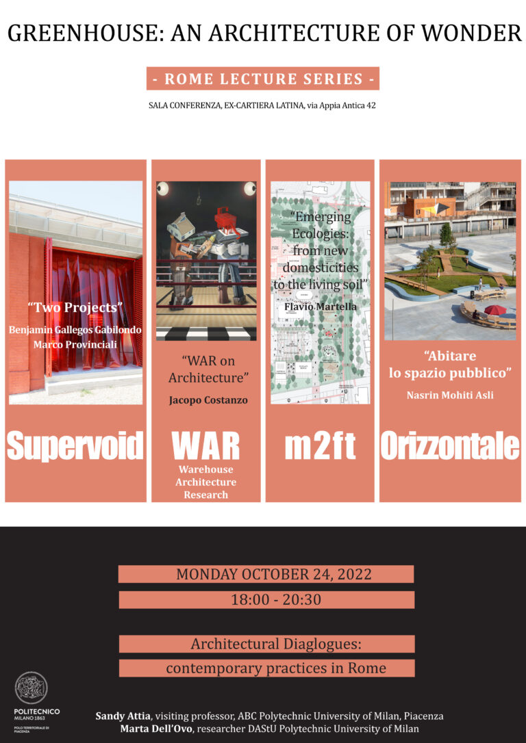 Sandy Attia teaches “Greenhouses: An Architecture of Wonder” design ...